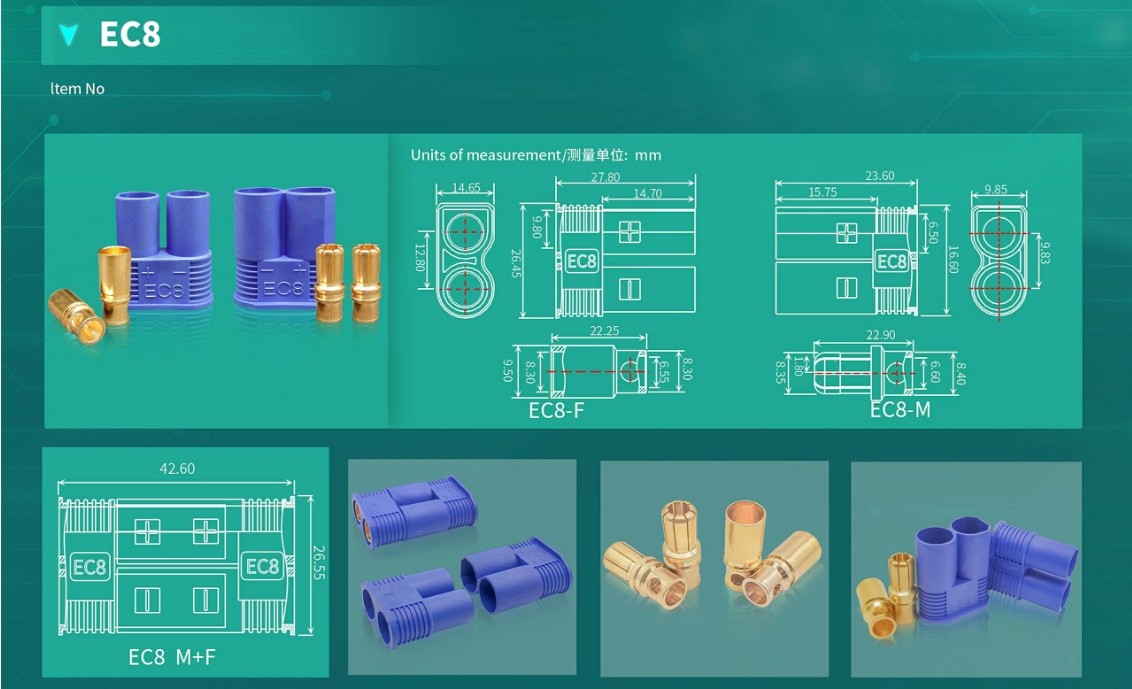EC series connector - SMH connector, din connector, bipolar connector ...