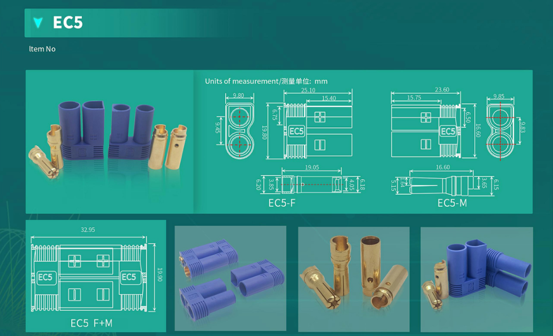 EC series connector - SMH connector, din connector, bipolar connector ...